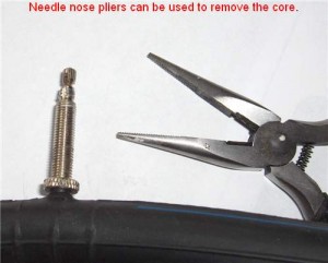 Putting Tire Sealant in Presta Valve Tubes - Lee Devlin's Website